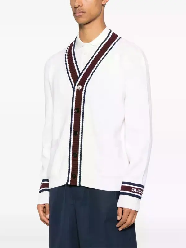 Gucci Intarsia Wool Cardigan