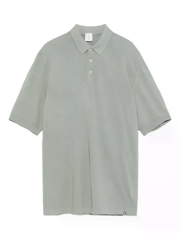 Eleventy Round Neck Polo Shirt