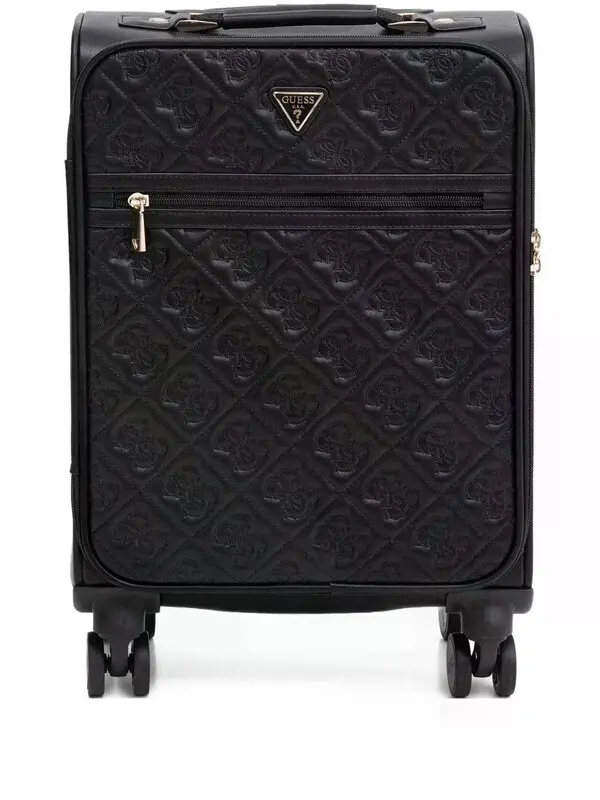 Guess Embossed Quilted Luggage
