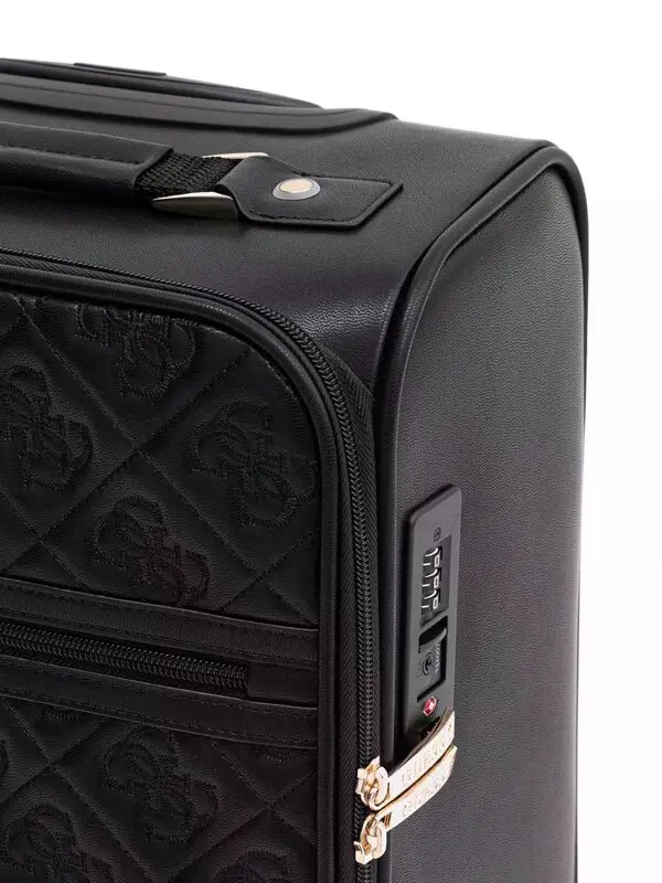 Guess Embossed Quilted Luggage