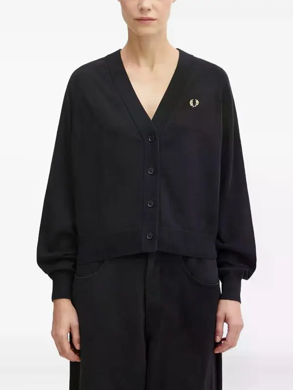 Fred Perry Logo-embroidered Cardigan