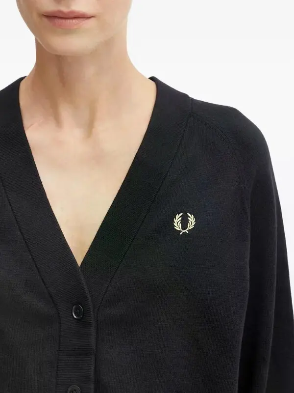 Fred Perry Logo-embroidered Cardigan