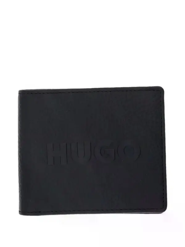 Hugo Logo-embossed Wallet - Black