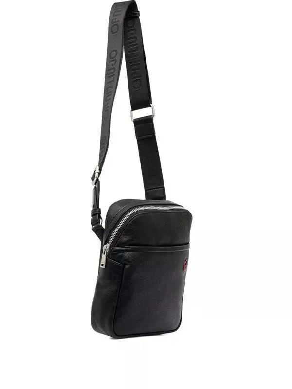 Liu Jo Zip Logo Messenger Bag - Black