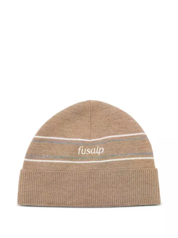Fusalp Logo-embroidered Beanie - Brown
