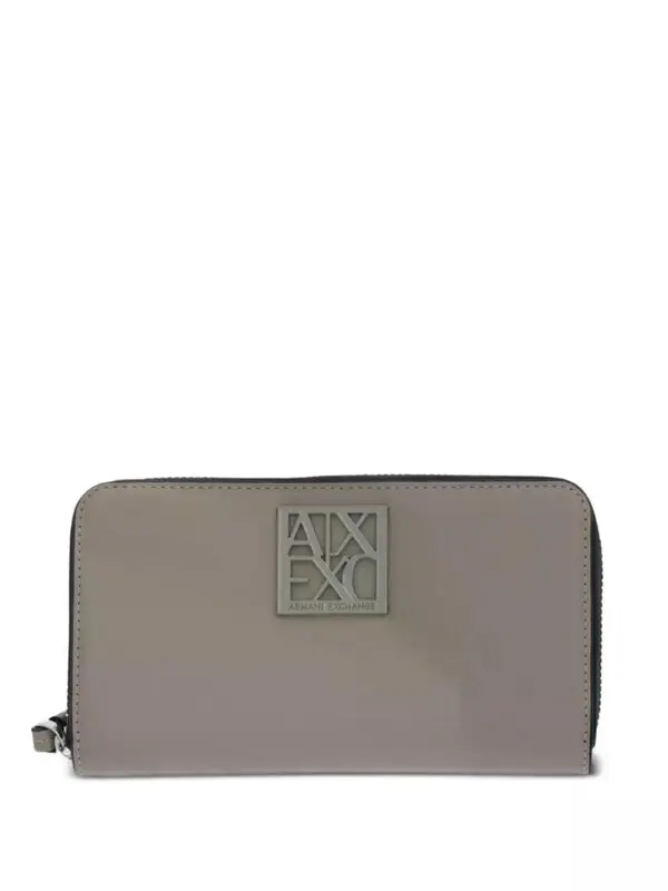Armani Exchange Logo-plaque Wallet - Neutrals