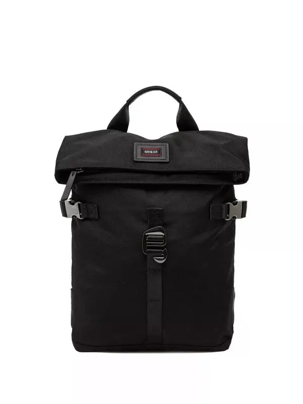 Guess Roll-top Buckle Backpack - Black