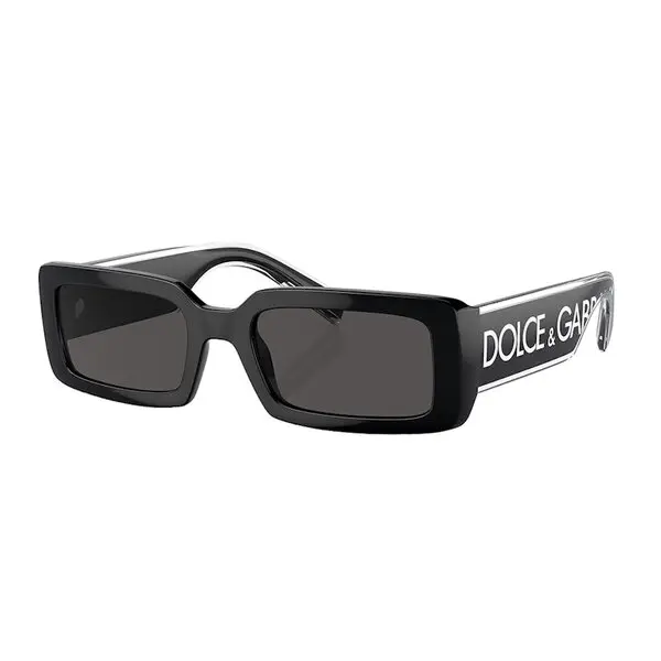 Dolce & Gabbana Square Frame Sunglasses - Black (dg_6187_501/87)