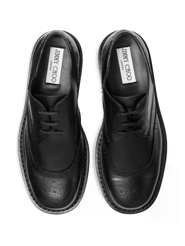 JIMMY CHOO Rowan Brogue Derby Shoes
