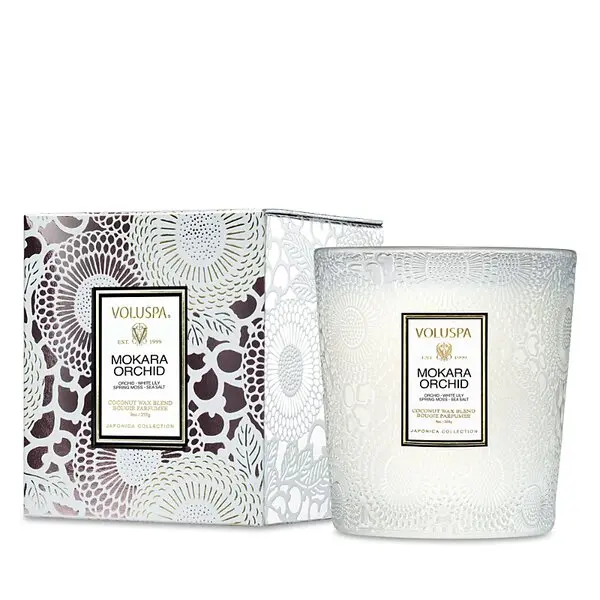 Voluspa Mokara Orchid Candle 9 Oz - White