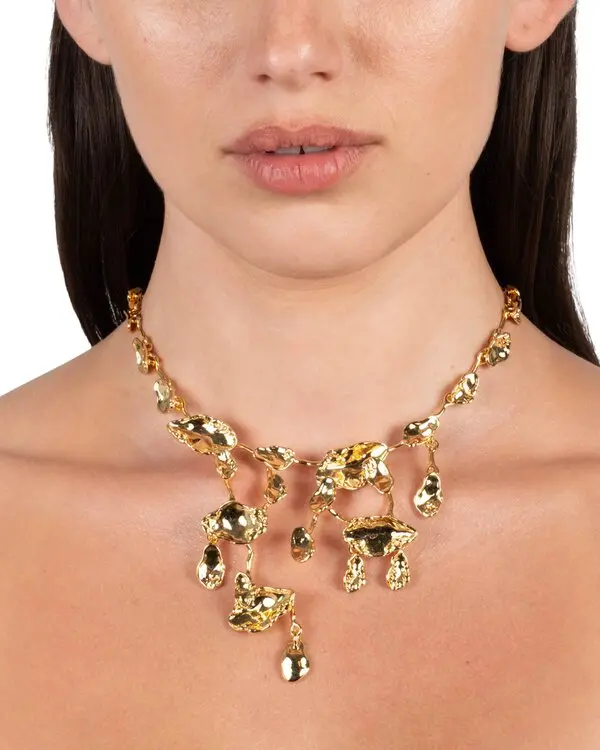 Alexis Bittar Brut Mosaic Cascade Necklace