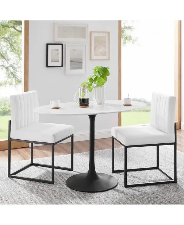 MODWAY Lippa Oval Wood Dining Table