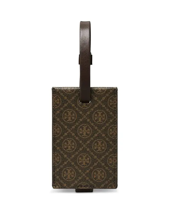 Tory Burch T Monogram Coated Canvas Luggage Tag