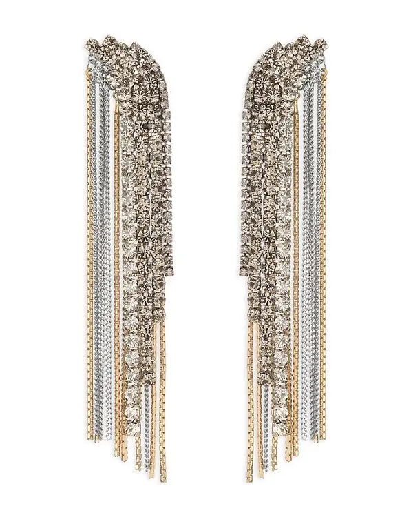Demarson Raquel Drop Earrings - Two Tone