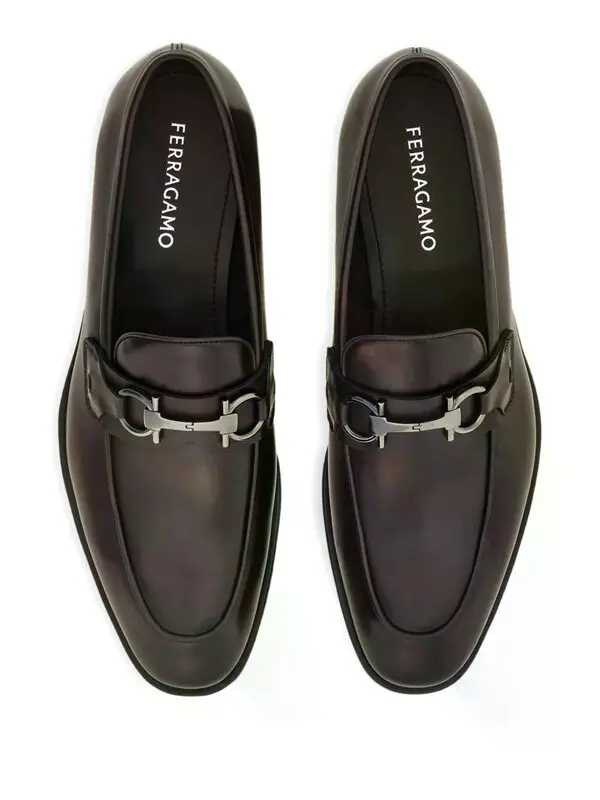FERRAGAMO Gancini-buckle Loafers