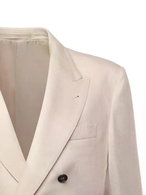 Eleventy Double-breasted Jacket - Neutrals