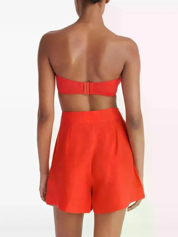ERES High-waisted Linen Shorts
