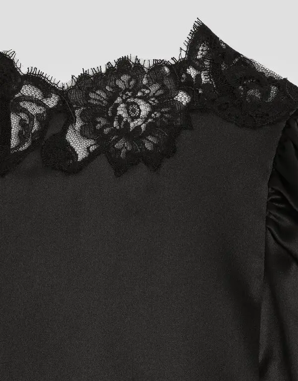 Dolce & Gabbana Stretch Satin Blouse