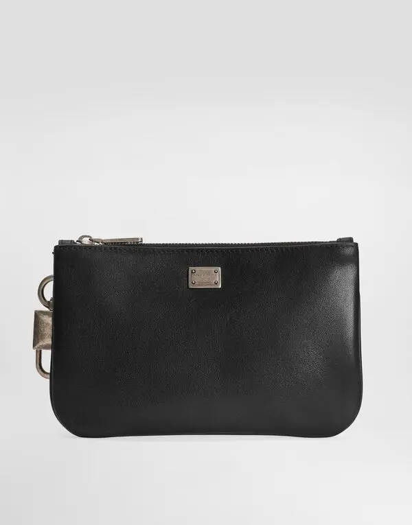 Dolce & Gabbana Calfskin Necessaire - Black
