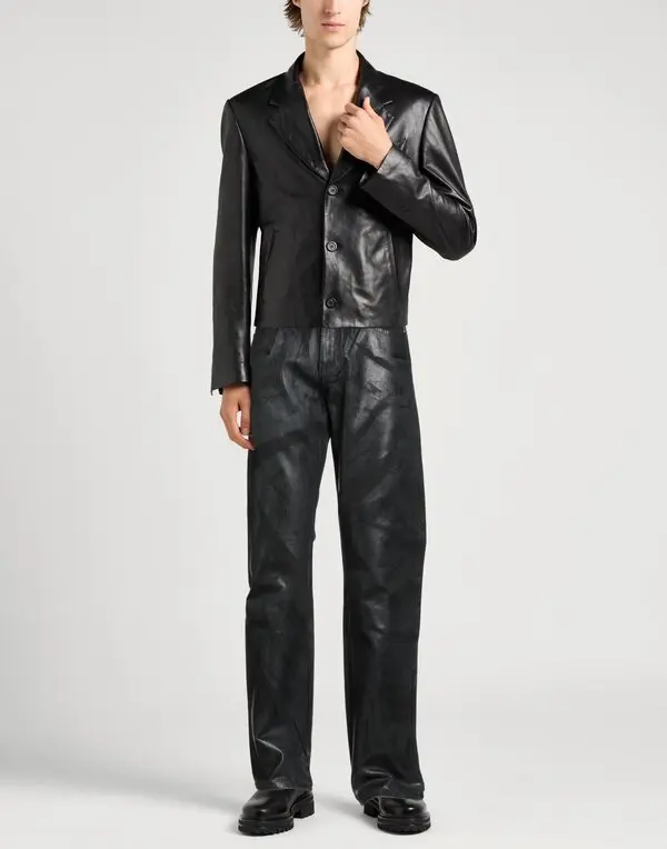 Helmut Lang Straight-leg Coated Jeans