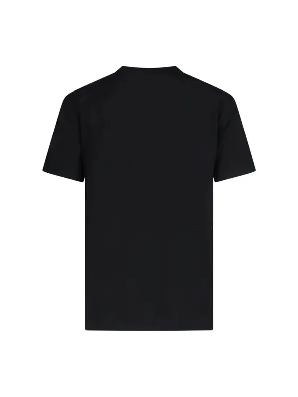 Burberry Check T-shirt - Black