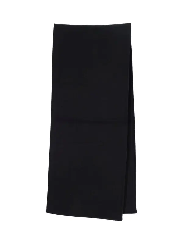 BERNER KUHL Wool And Cashmere Blend Scarf - Black
