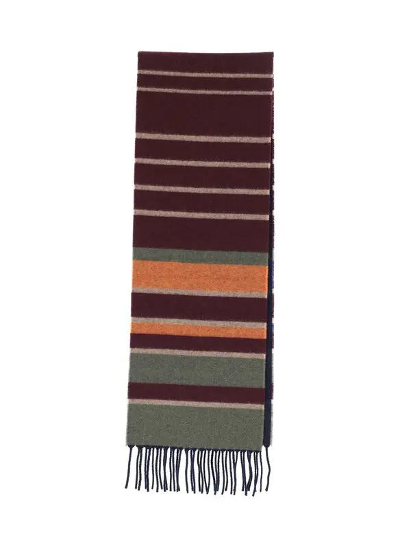 Paul Smith Merino Wool And Cashmere Scarf - Multi
