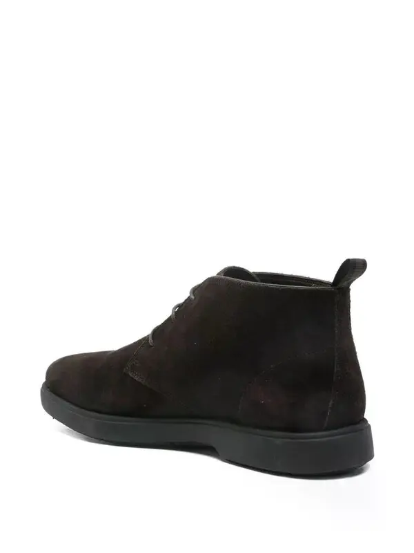 Geox Leather Desert Boots - Blue