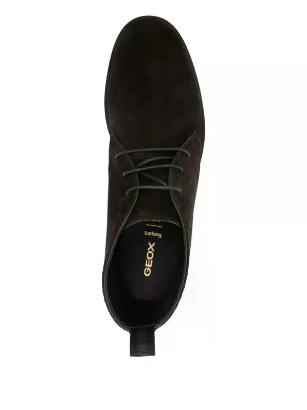 Geox Leather Desert Boots - Blue