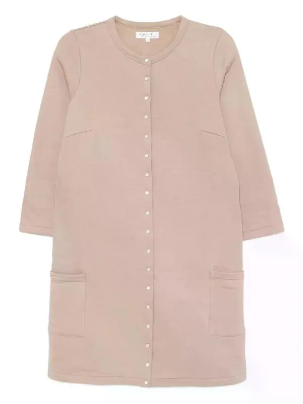 AGNÈS B. Snap-button Cotton Dress