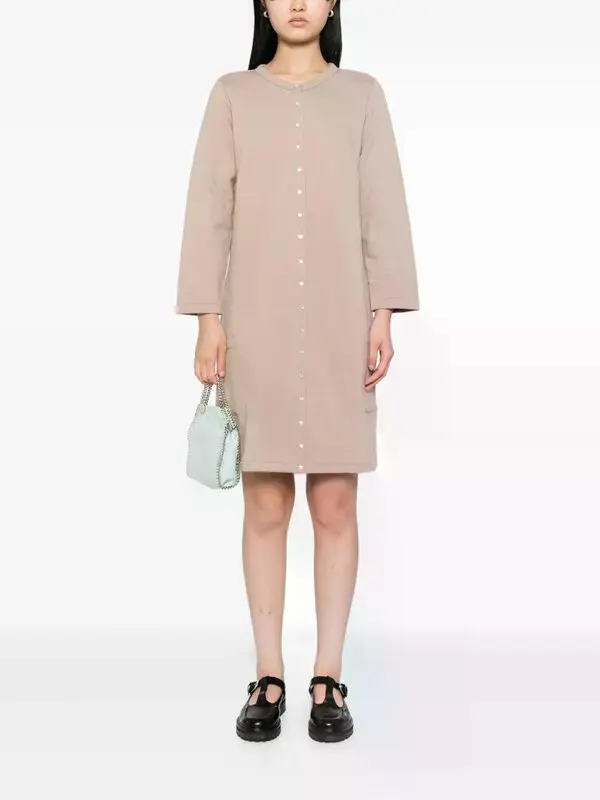 AGNÈS B. Snap-button Cotton Dress