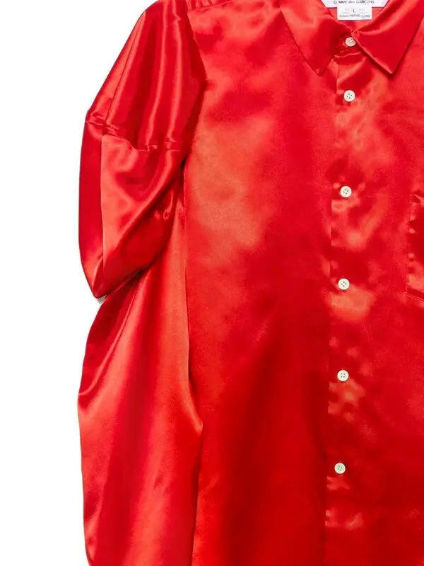 Comme Des Garçons Button-up Blouse - Red