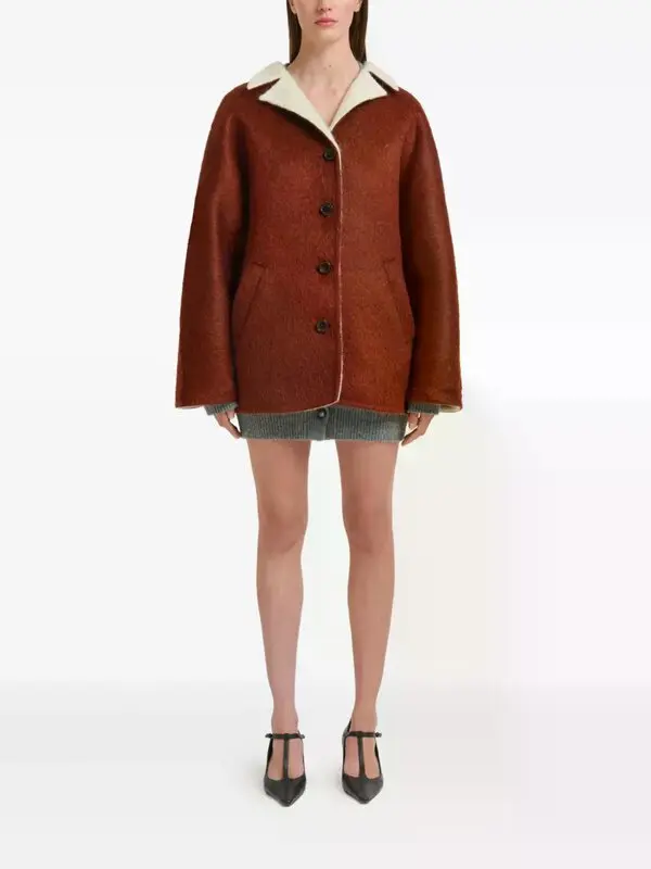 Marni Contrast-lapel Flared-sleeves Jacket
