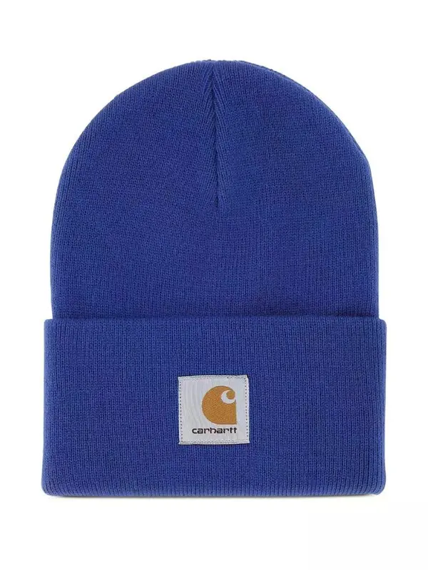 Carhartt Work In Progress Logo-patch Beanie - Blue