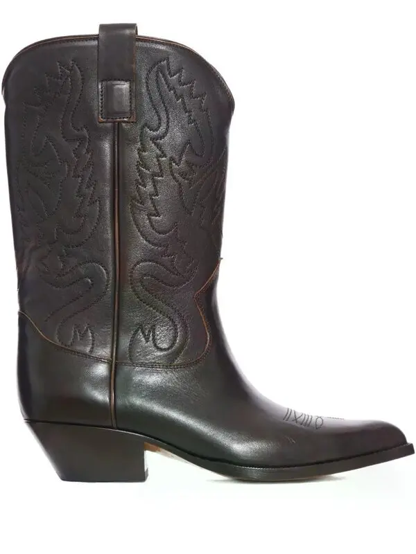 BUTTERO® Embroidered Leather Boots