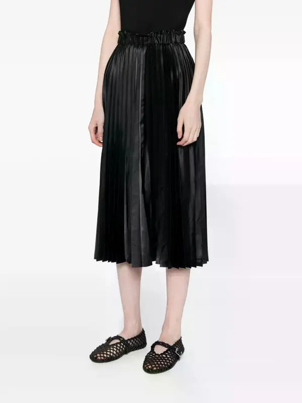 TO B. BY AGNÈS B. Pleated Midi Skirt