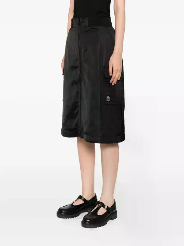 AGNES B. Midi Skirt With Front Zip