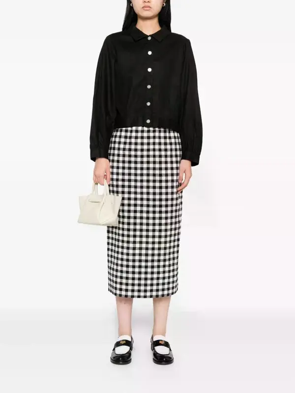 TO B. BY AGNÈS B. Cropped Button-down Shirt