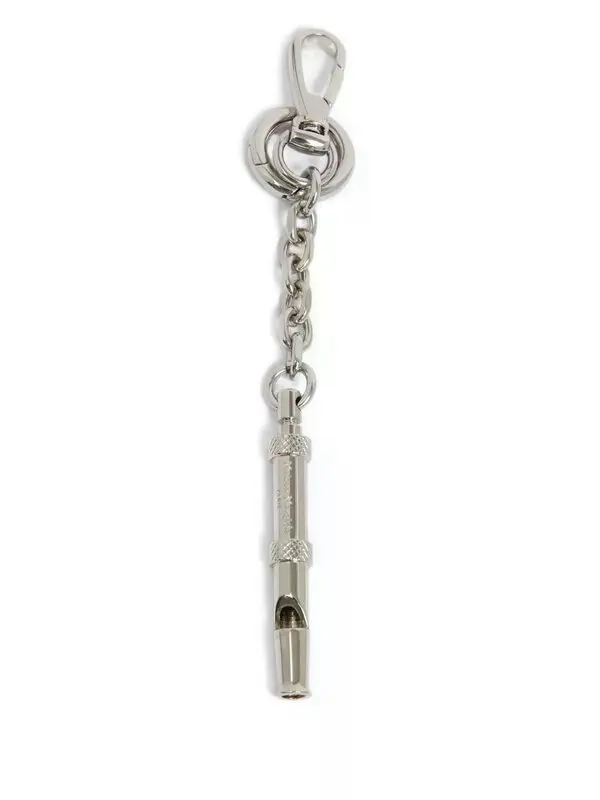 MAISON MARGIELA Dog Whistle Keyring - Silver