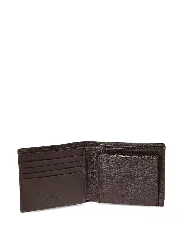 TOD'S Logo Plaque Wallet - Brown