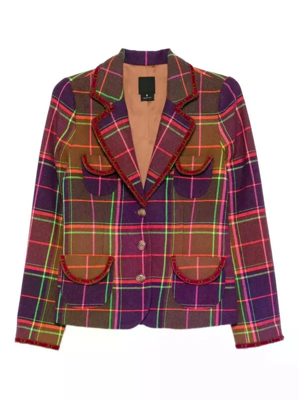 Anna Sui Plaid Jacket