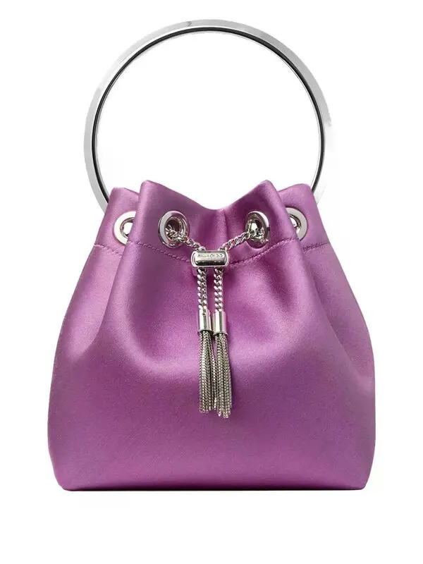 JIMMY CHOO Bon Bon Ring-handle Mini Bag - Purple