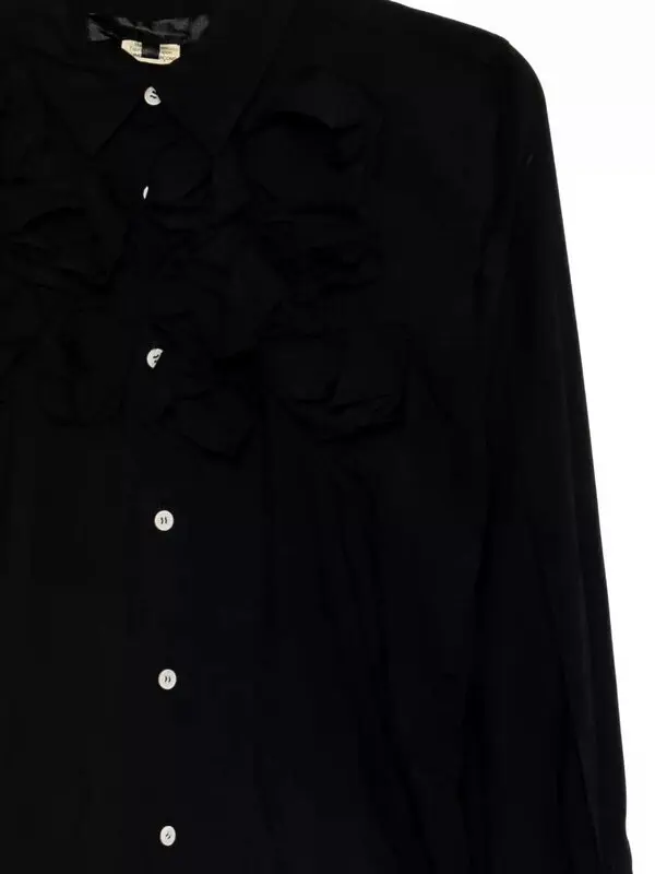 Comme Des Garçons Rose Detail Blouse