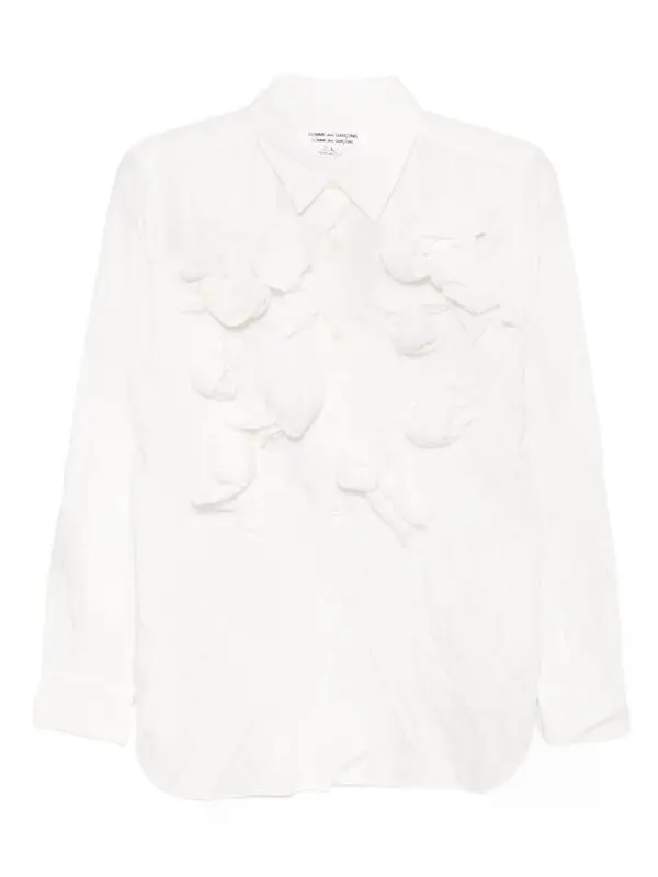 Comme Des Garçons Knot-detail Blouse
