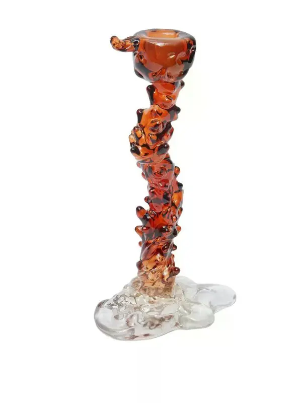 POLSPOTTEN Spiral-shaped Glass Candle Holder