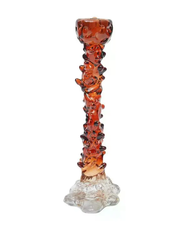 POLSPOTTEN Spiral-shaped Glass Candle Holder