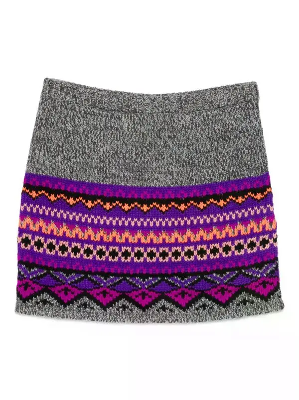 Anna Sui Geometric-pattern Mini Skirt