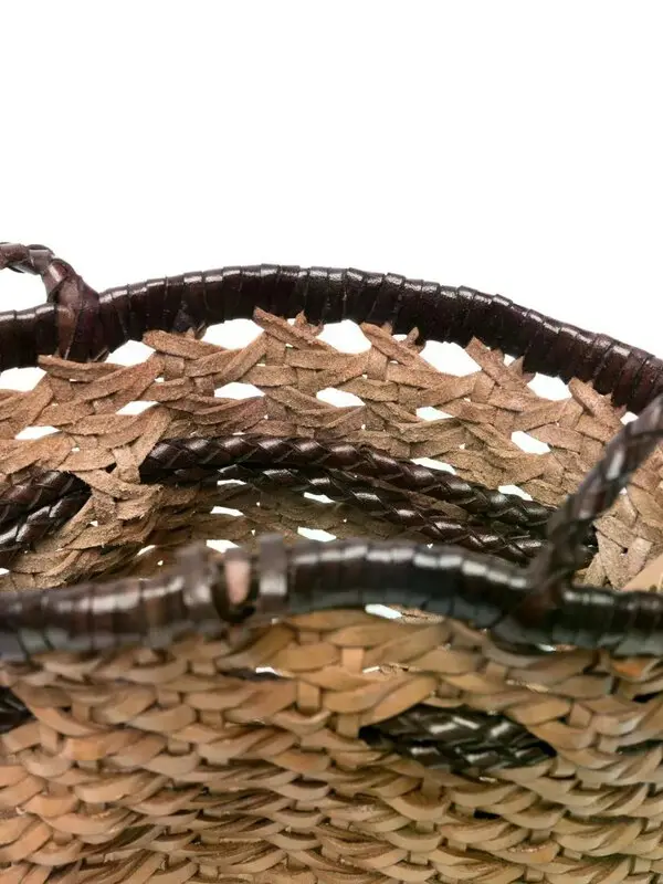 VIPERA Woven Leather Shoulder Bag