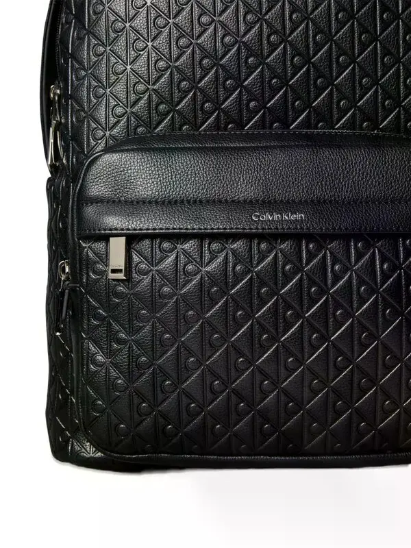 Calvin Klein Embossed Monogram Backpack