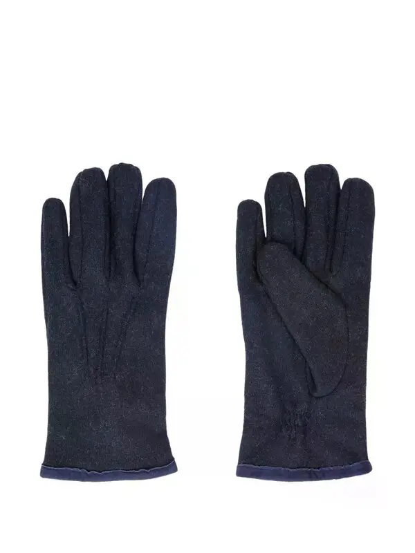 Boggi Milano Knitted Gloves - Blue